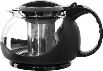 Montana assam Teekanne, Volumen 1,2l, B/H/T: 19,6/12,3/15,2cm, Klarglas, Kunststoff und Edelstahl, 050250