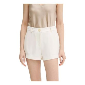 A|X Armani Exchange Short en tissu m&eacute;lang&eacute; - Femme - Shorts - Beige - Taille: 40 FR