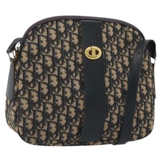 Dior Pre-owned Toile sacs-dior - Femme - Pre-owned - Bleu - Taille: ONE Size