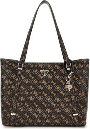 Guess Eco Erica Elite Tote Bag Brown Logo