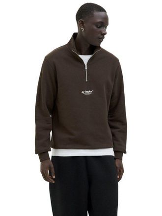 Jack & Jones Sweatshirt JJESOHO SWEAT QUARTER ZIP aus Baumwollmix