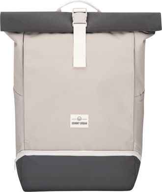 Johnny Urban Rucksack Herren & Damen Beige - Allen Large - Rolltop Backpack Gro&szlig; f&uuml;r Fahrrad, Arbeit, Uni - Laptop Tagesrucksack mit Schuhfach - Wasserabweisend