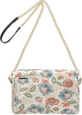 HMZXZ Sac à bandoulière floral cachemire floral pour femme, sac à main en cuir, petit sac à main, bandoulière vintage