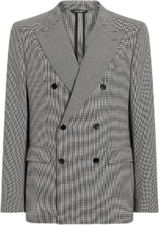 Dolce & Gabbana Homme, Costumes, Gris, Taille: L Veste grise &agrave; double boutonnage avec poches
