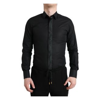 Dolce & Gabbana Homme, Chemises, Noir, Taille: S Chemises