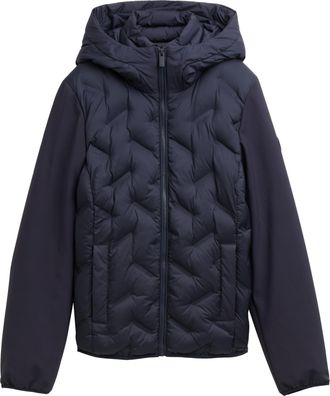 Tom Tailor Damen Hybrid Jacke mit Kapuze