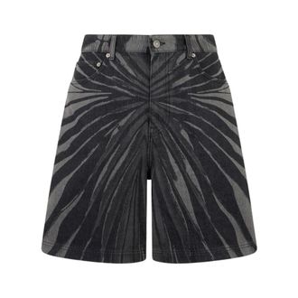 Roberto Cavalli Ray Of Gold Print Bermuda Shorts - - Shorts - Herren - Schwarzk - W33