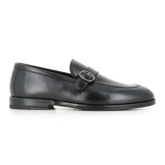 Henderson Homme, Chaussures, Noir, Taille: 41 1/2 EU Mocassin &agrave; boucle unique
