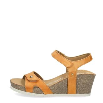 Panama Jack Damen Julia Basics Riemchensandalen, Gelb (Vintage B11), 42 EU