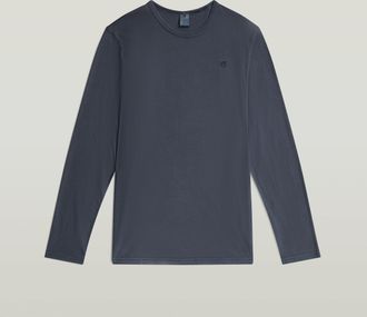 G-Star Garment Dyed Chest Logo T-Shirt - Dunkelblau - Herren
