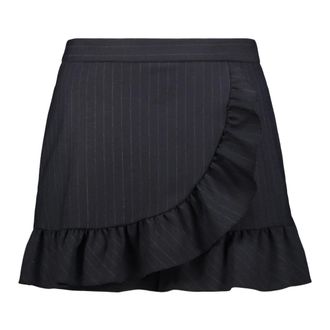 Red Valentino Gonna Short mit elegantem R&uuml;schenbesatz - - Shorts - Damen - Blau - XS