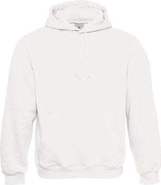 B&C Collection Sweat-shirt à capuche - - Manches longues Homme - Blanc - Blanc - Large