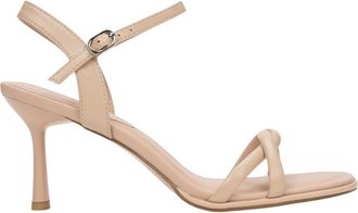 Estro & Luminara Femme, Chaussures, Beige, Taille: 40 EU Sandales Stilettos en Cuir