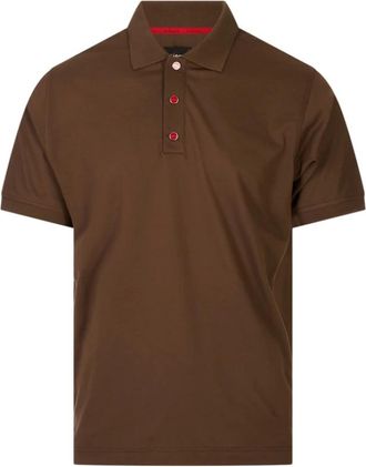 Kiton Homme, Tops, Brun, Taille: L Polo en jersey