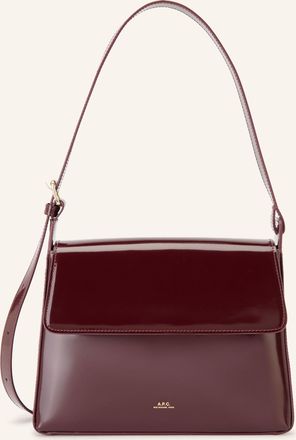 A.P.C. Handtasche Virginie Flap rot
