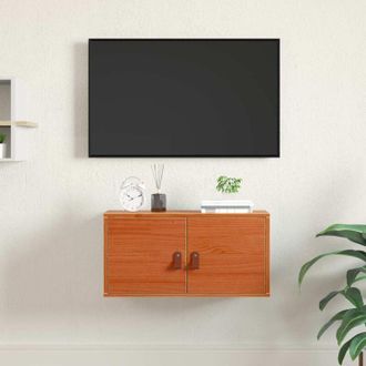 vidaXL vidaXL Meuble mural Cire marron 60 x 30 x 30 cm Bois de pin massif