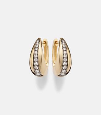 Stone and Strand Ohrringe The Night Call aus 10kt Gelbgold mit Diamanten