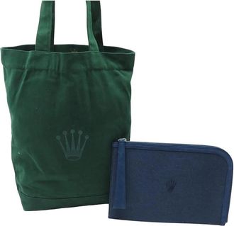 Rolex Crossbody Bags - HANDTASCHE F&Atilde;oeR NEUE ROLEX-UHREN, CANVAS-JEANS + E - Gr. unisize - in Blau - f&uuml;r Damen