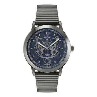 Plein Sport Homme, Accessoires, Bleu, Taille: ONE Size Montre Motif Tigre