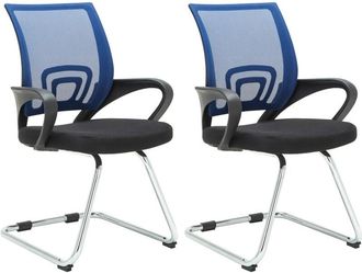 Clp 2er Set Freischwinger Eureka blau