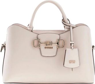 Guess Femme, Sacs, Blanc, Taille: ONE Size Borsa a Mano Janie