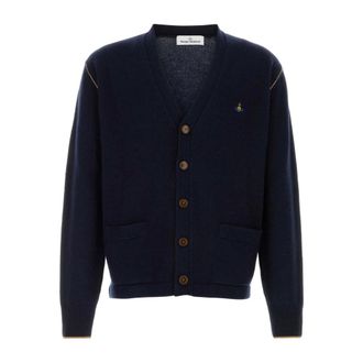 Vivienne Westwood Homme, Pulls, Bleu, Taille: M Alex Cardigan