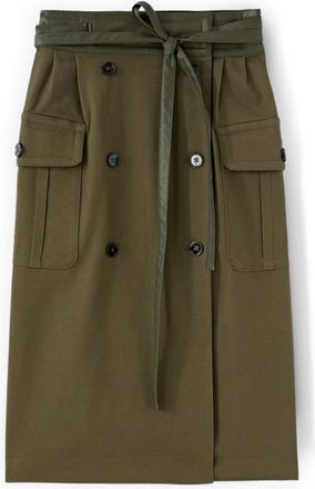 Motivi Femme, Jupes, Vert, Taille: 44 FR Jupe Cargo avec Ceinture