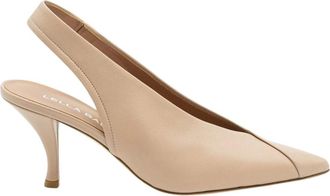 Lella Baldi Femme, Chaussures, Beige, Taille: 39 EU Pointed Slingback