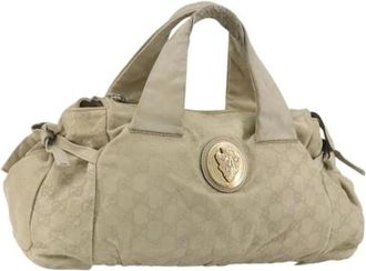 Gucci Sac &agrave; main vintage doccasion - Femme - Pre-owned - Beige - Taille: ONE Size