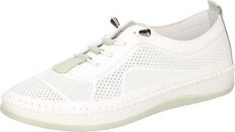 Cosmos Comfort Damen 6310-301 Sneaker, weiß/pastellgrün, 39 EU