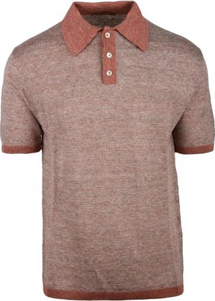 Daniele Fiesoli Homme, Tops, Brun, Taille: XL Polo en Maille