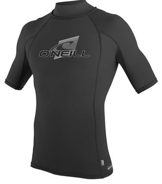 O'Neill O;Neill Skins Kurzarm Rash Vest Top mit Rollkragen Schwarz - UV-Sonnenschutz und SPF-Eigenschaften