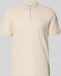 Jack & Jones Regular Fit Poloshirt mit Rei&szlig;verschluss Modell AUSTIN