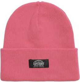 Superdry Bonnet tricot&eacute; Classique Casquette de Baseball, Rose (Peacock), Taille Unique Femme