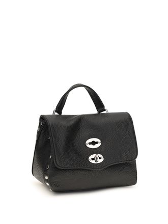 Zanellato Womens Baby Postina Daily Handbag Black Nero Calf Leather Bos Taurus Handbags Hand Bags