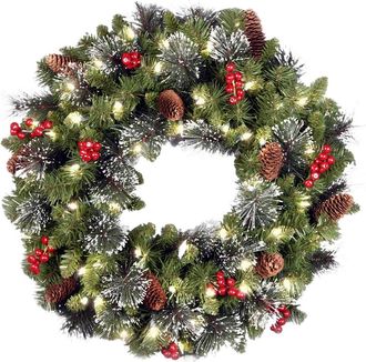 Generic Weihnachtskranz | 46 cm K&uuml;nstliches Girl,Mit F&uuml;r Weihnachten T&uuml;rkranz,F&uuml;r unseren einladenden Bauernhof Winter Wochenende Dekoration