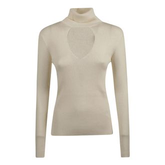 P.A.R.O.S.H. Leila Rollkragenpullover - - Knitwear - Damen - Beige - XS