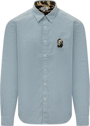 A Bathing Ape A Bathing Ape, Homme, Chemises, Bleu, Taille: M 1ST Camo ONE Shirt