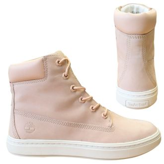 Timberland Londyn Chukka Schn&uuml;rtrainer Pink Leder Damen Stiefel A1pbd x31a