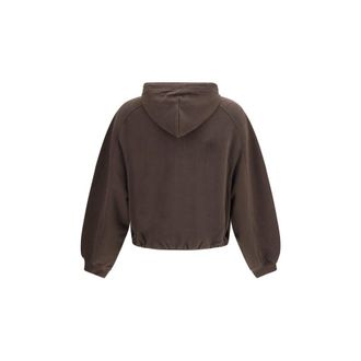 Jacquemus Cotton Hooded Hoodie - Brown