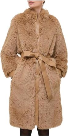 Twinset Femme, Manteaux, Brun, Taille: 40 FR Manteaux