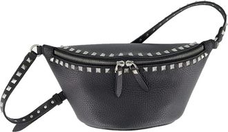 Valentino Garavani Crossbody Bags - Valentino Garavani Rockstud Leather Belt Bag - Gr. unisize - in Schwarz - f&uuml;r Damen