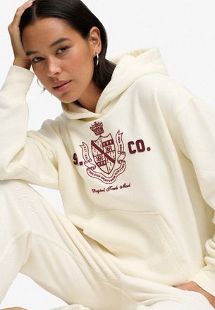 Superdry Kapuzensweatshirt COUNTRY CLUB HOOD Baumwollmischung, relaxed fit
