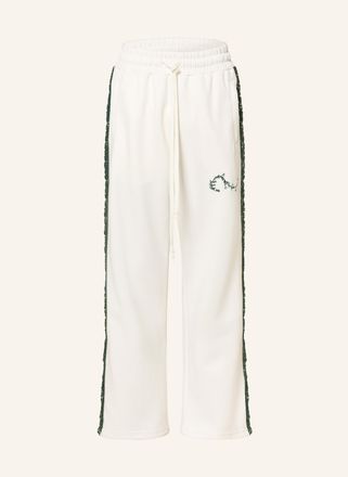 Rough. Rough. Sweatpants Mit Lochspitze weiss