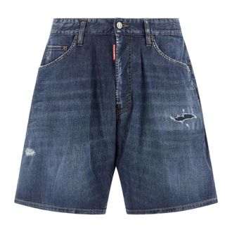 Dsquared2 Homme, Shorts, Bleu, Taille: M Shorts Boxer Bermuda