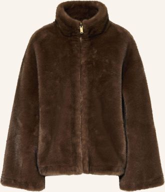 Lilienfels Lilienfels Kunstfell-Jacke Zum Wenden braun