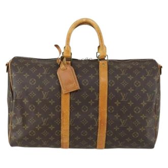 Louis Vuitton unisex, Pre-owned, Brun, Taille: ONE Size Sac Week-end en Toile Pre-owned