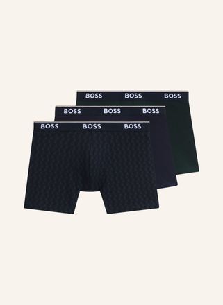 HUGO BOSS Boxershort Boxerbr 3p Power Des blau