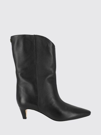 Michael Kors Bottes hautes Daniela en cuir avec talon aiguille et logo MK
