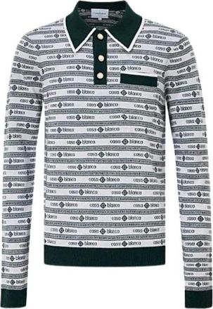 Casablanca Homme, Tops, Blanc, Taille: S Polo